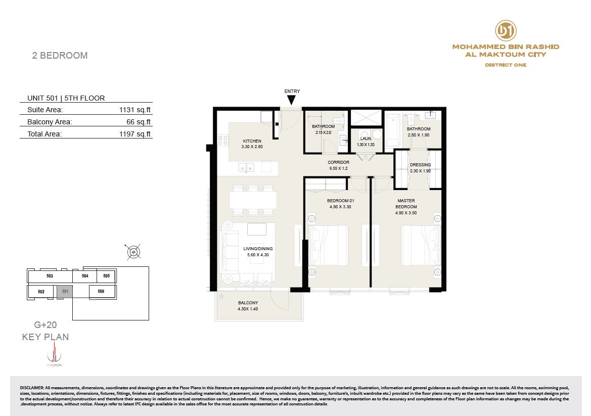 RESIDENCIAS ORB TOWER DISTRITO UNO MBRC MEYDAN NAKHEEL - investindxb