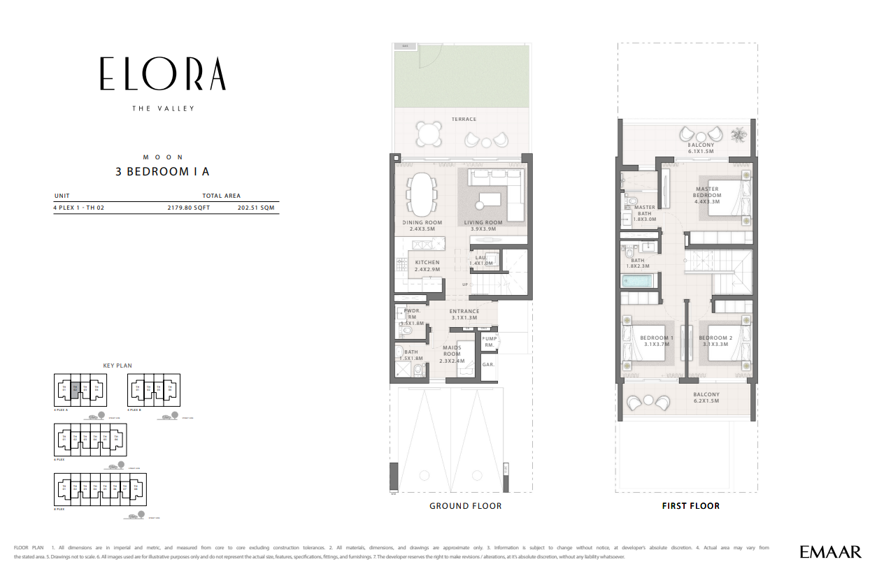 EMAAR ELORA TOWNHOUSES THE VALLEY DUBAI EMAAR - investindxb