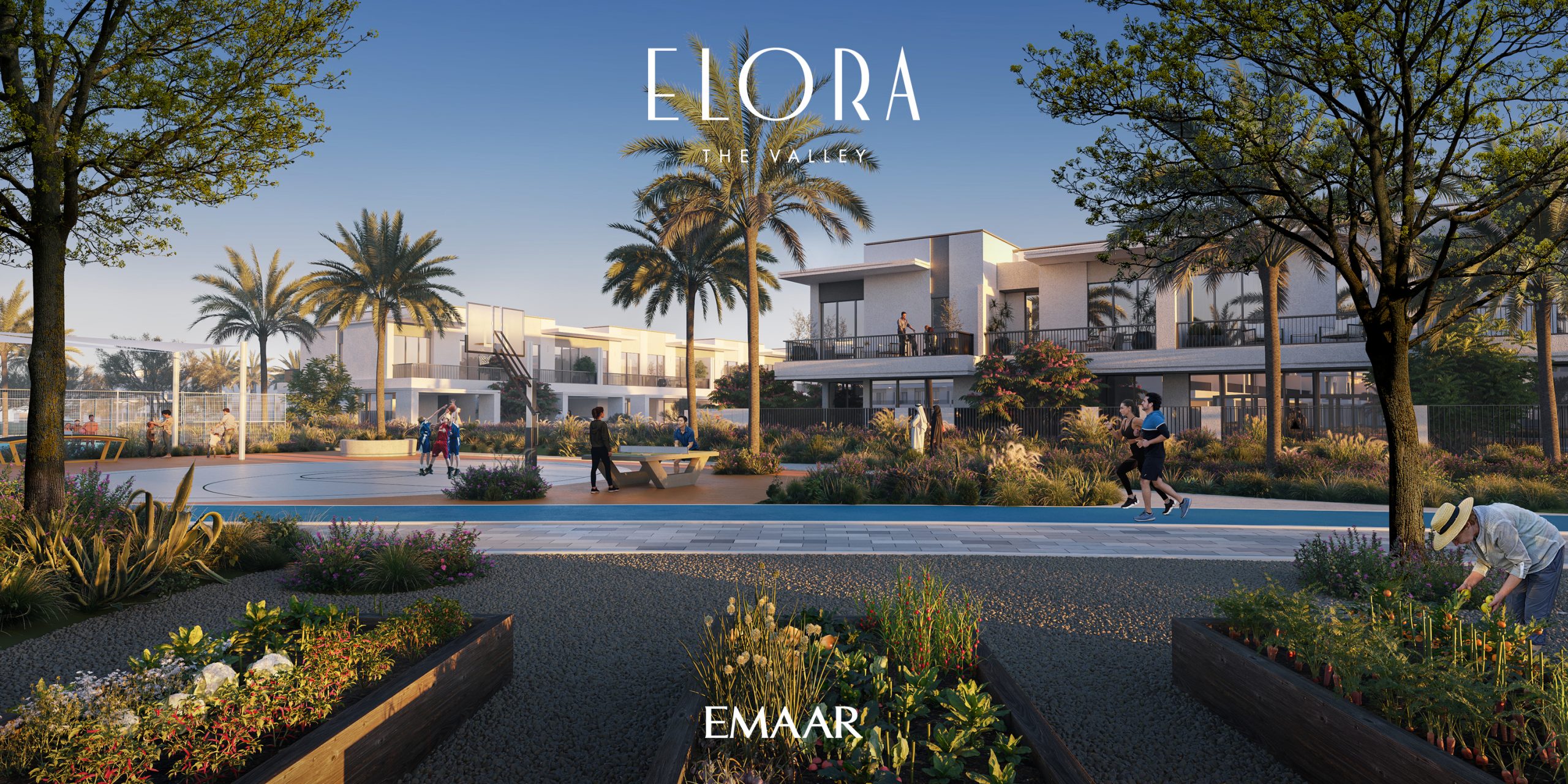 EMAAR ELORA TOWNHOUSES THE VALLEY DUBAI EMAAR - investindxb