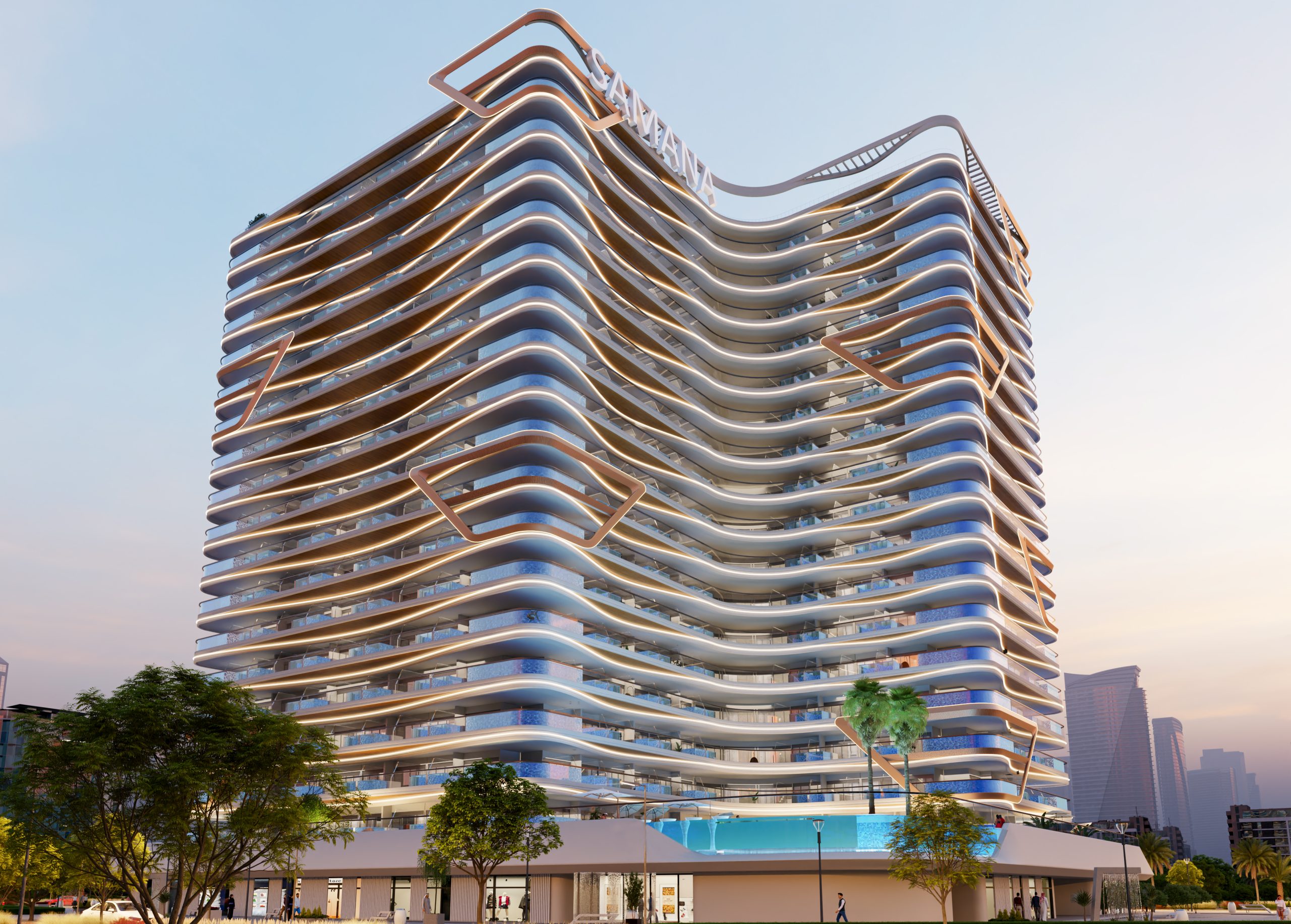 SAMANA SKYROS RESIDENCES ARJAN DUBAI SAMANA DEVELOPER - investindxb
