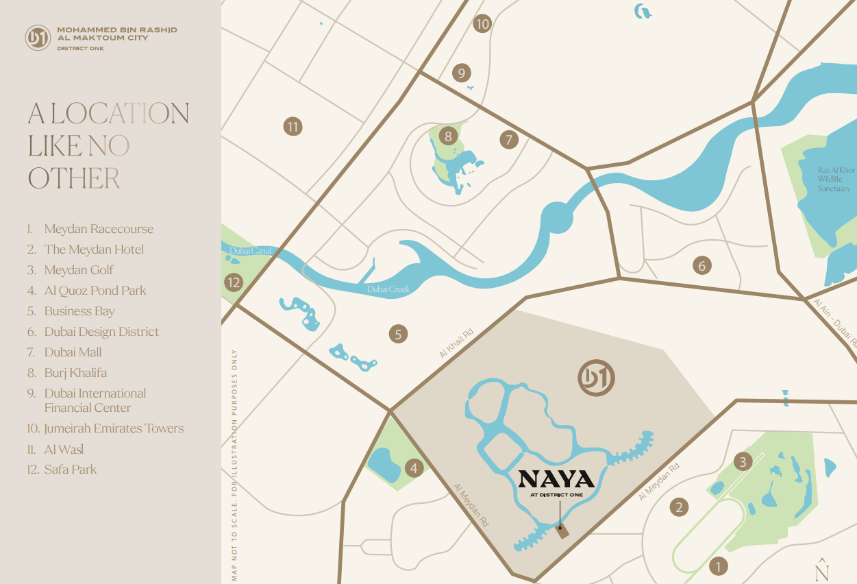 NAYA RESIDENCES DISTRICT ONE MBRC MEYDAN NAKHEEL - investindxb