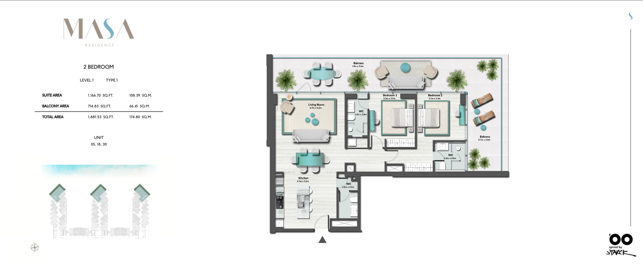 MASA RESIDENCES MARJAN ISLAND RAS AL KHAIMAH ( RAK ) BY DURAR - investindxb