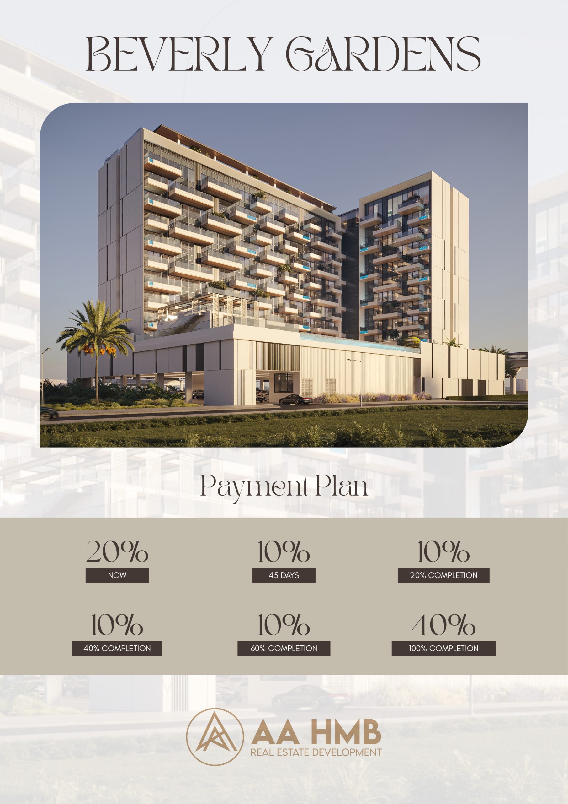 HMB BEVERLY GARDENS RESIDENCES AL FURJAN JEBEL ALI DUBAI HMB DEVELOPER ...