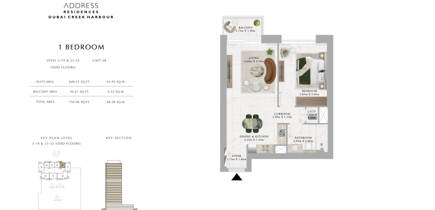 EMAAR ADDRESS RESIDENCES DUBAI CREEK HARBOUR DCH EMAAR - investindxb