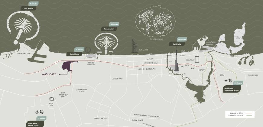 WASL SOUTH GARDEN RESIDENCES AT WASL GATE JEBEL ALI DUBAI WASL ...